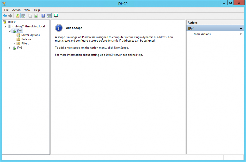 Configure a multiscope DHCP server to work with VLANs