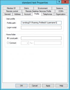 How to enable Roaming Profiles on Windows Server 2012 R2