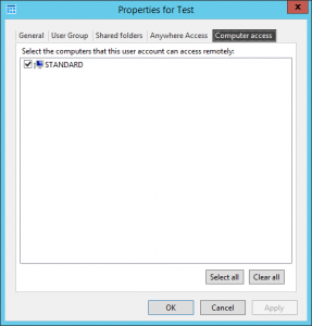 Allow Remote Desktop Control to a standard domain user