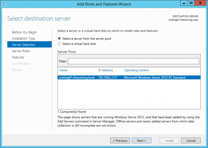 How to install the Windows Server Essentials Dashboard
