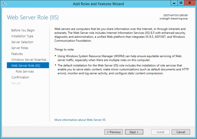 How to install the Windows Server Essentials Dashboard