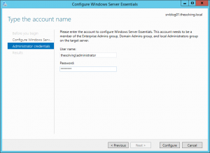 How to install the Windows Server Essentials Dashboard