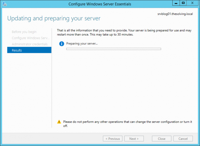 How to install the Windows Server Essentials Dashboard