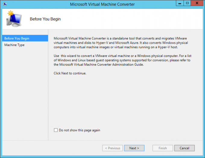 ESX(i) to Hyper-V conversion with Microsoft Virtual Machine Converter