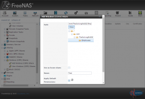 How to create a Windows share with FreeNAS | The Solving
