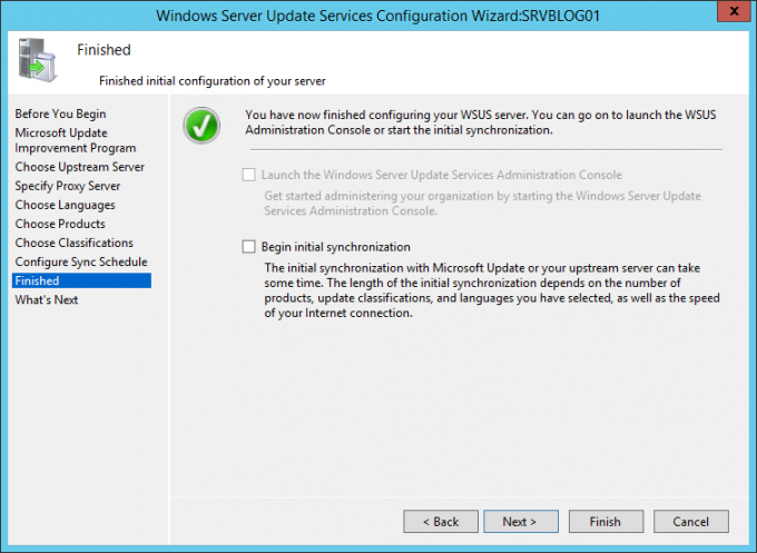 Install and configure Windows Server Update Services (WSUS)