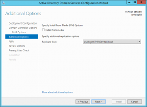 Add a Backup Domain Controller to an existing AD Domain