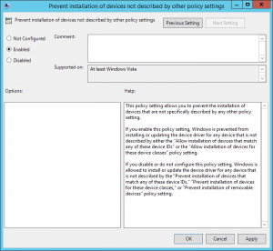How to enforce Device Restrictions with a GPO | The Solving