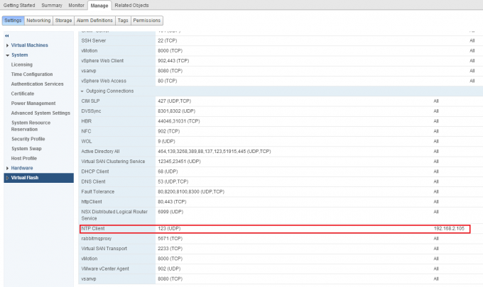 How to configure and administer the ESXi firewall