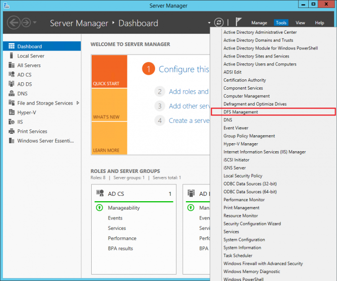 How To Configure A Distributed File System Dfs Namespace