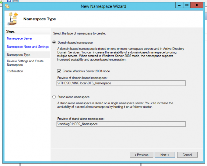 Cómo Configurar Un Espacio De Nombres Dfs Distributed File System Sistema De Archivos