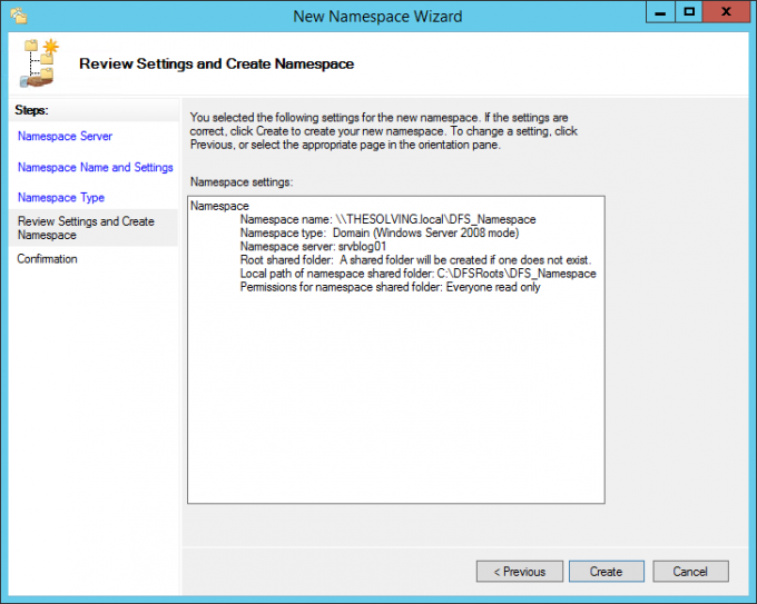Cómo configurar un Espacio de nombres DFS (Distributed File System: Sistema de archivos ...