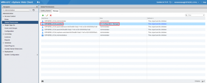 How to add a new user to a customized vCenter Role