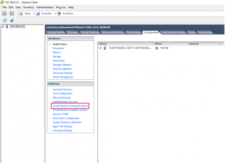 How to configure virtual machines auto start on VMware Esxi