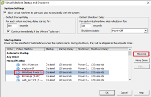 How to configure virtual machines auto start on VMware Esxi