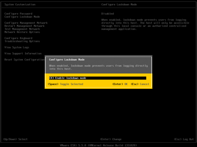 How to enable Lockdown Mode on VMware ESXi | The Solving