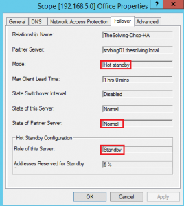 How to configure DHCP Failover on Windows Server 2012 R2