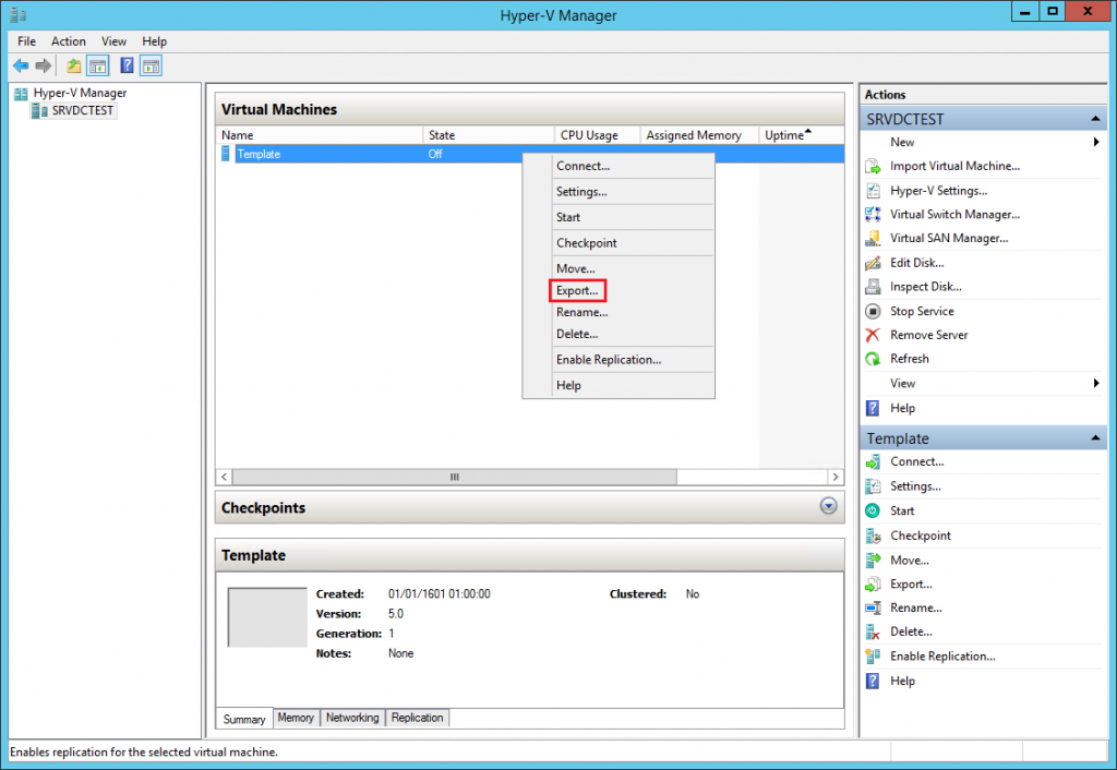 How to create a VM Template with Hyper-V | The Solving