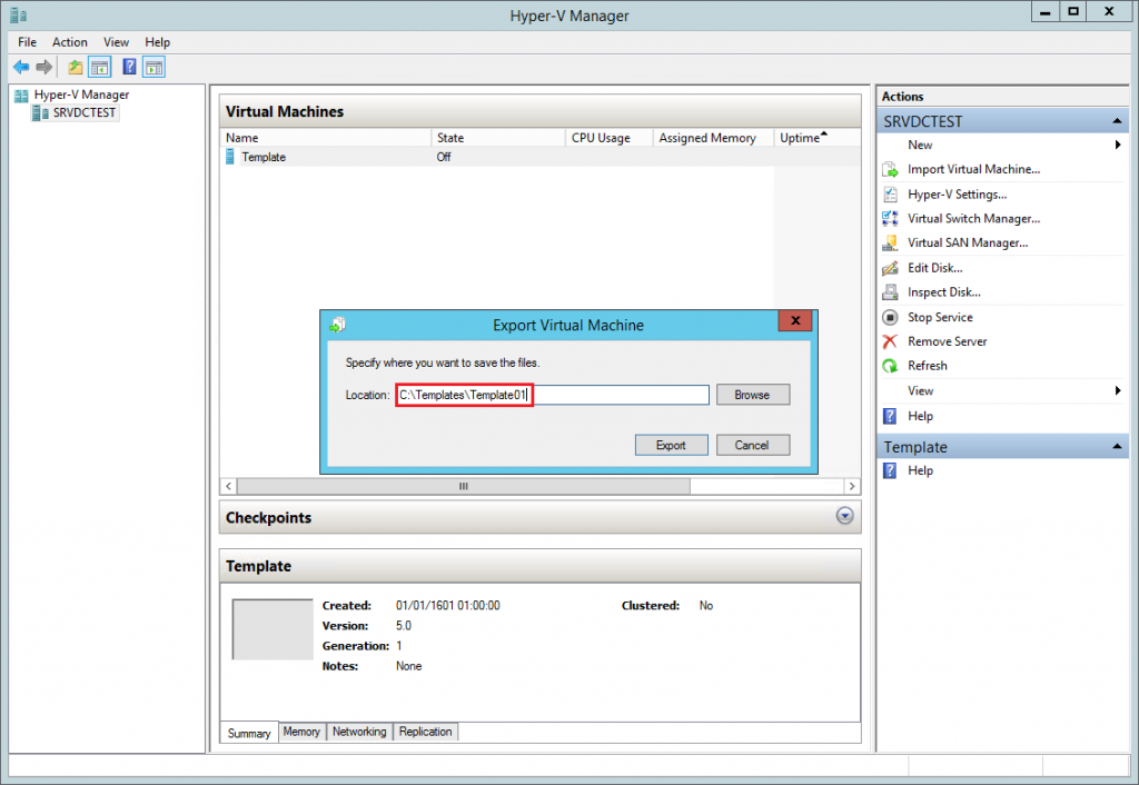 How to create a VM Template with Hyper-V | The Solving