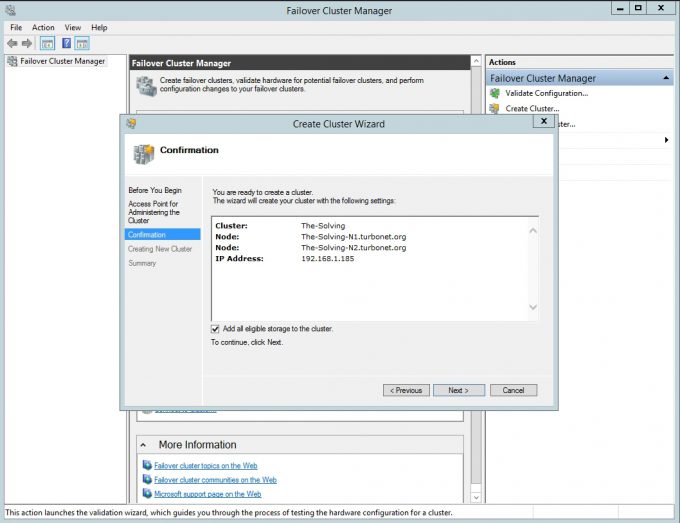 How to set up a Hyper-V failover cluster | The Solving