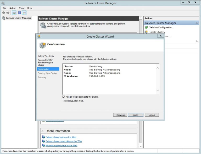 How to set up a Hyper-V failover cluster | The Solving