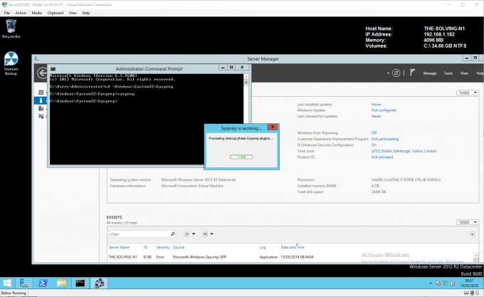 Cuándo y cómo utilizar Sysprep | The Solving